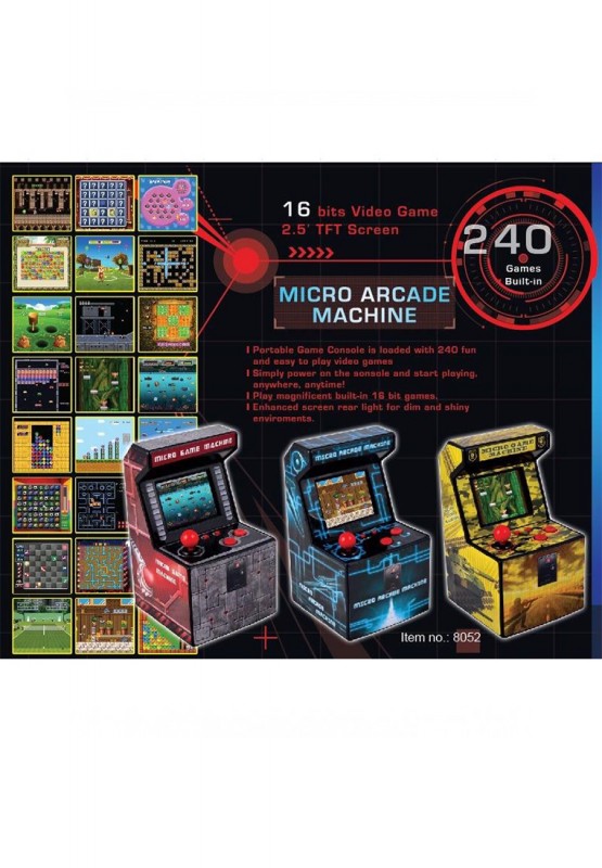 Micro Arcade Handheld Gaming Machine | TR-GC8460 | Trands® International